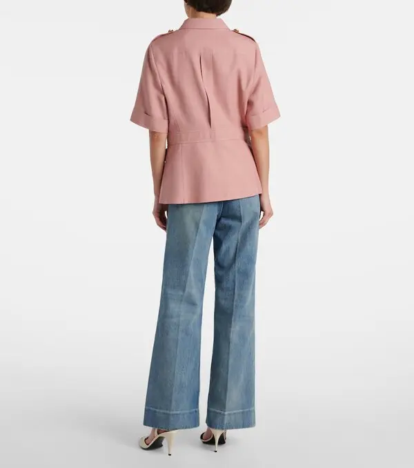 Valentino Garavani Cashmere And Cotton Jacket