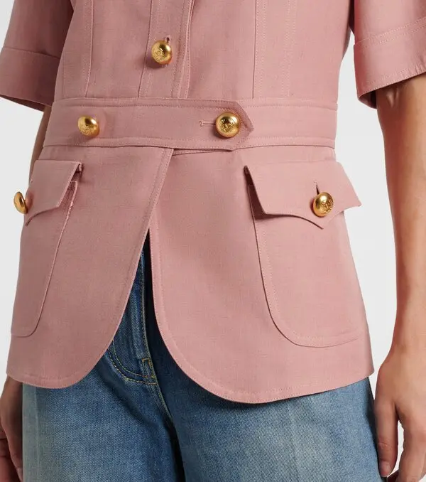 Valentino Garavani Cashmere And Cotton Jacket