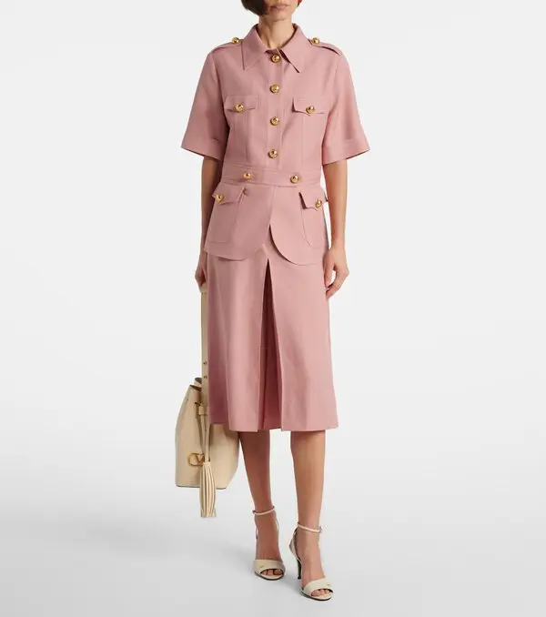 Valentino Garavani Cashmere And Cotton Jacket