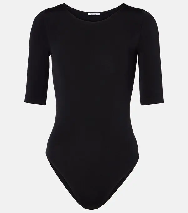 Wolford Bahamas Jersey Bodysuit - Black
