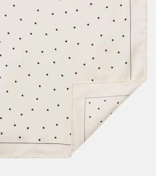 Magda Butrym Polka-dot Silk Scarf