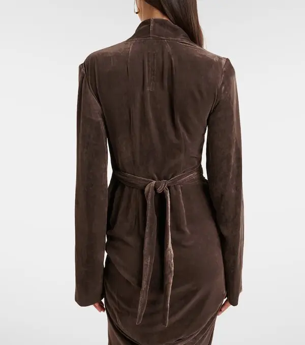 Rick Owens Wrap Midi Dress