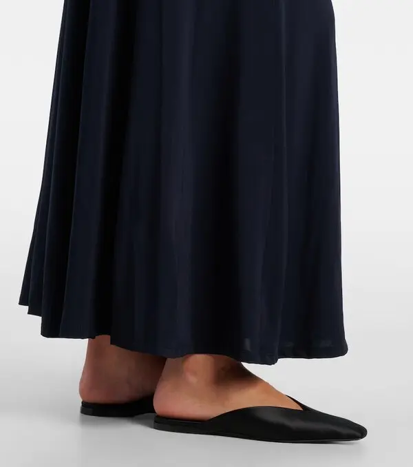 Tove Eadan Draped Jersey Midi Dress - Blue