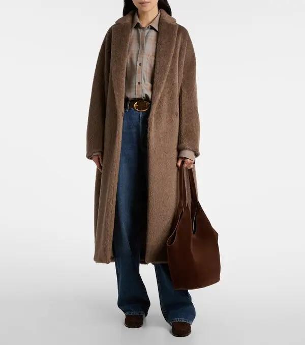 AESTHER EKME Phantom Suede Tote Bag - Brown