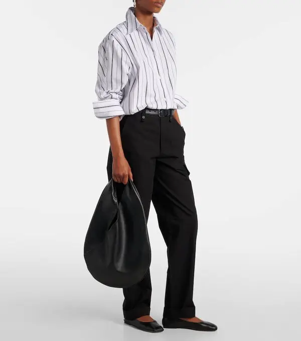 AESTHER EKME Ora Leather Shoulder Bag - Black