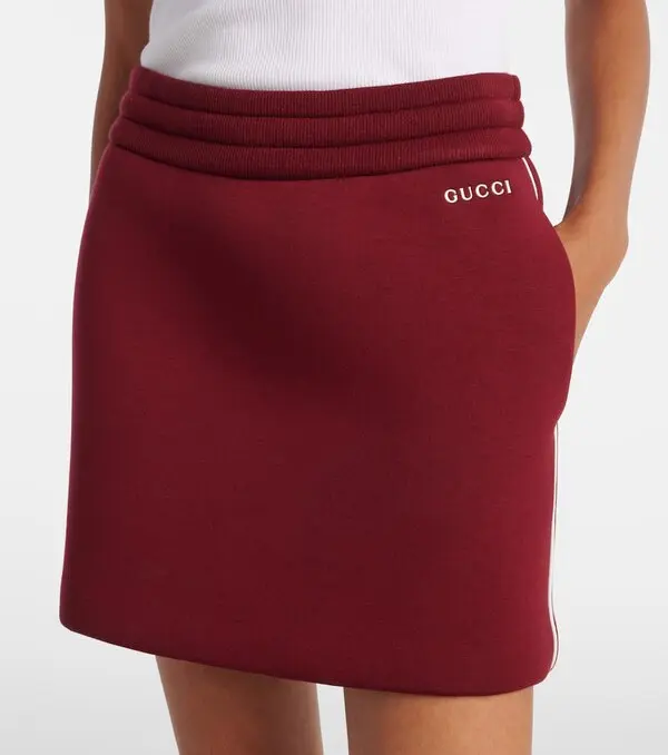 Gucci Logo Miniskirt