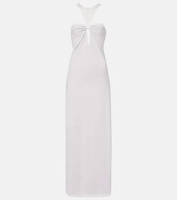 ADRIANA DEGREAS Open-back Maxi Dress