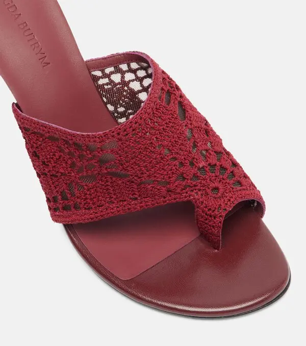 Magda Butrym Crochet Thong Sandals