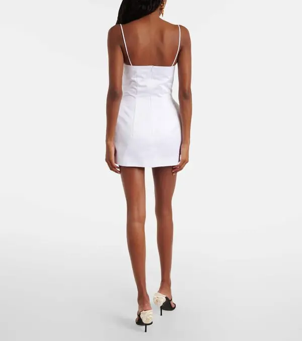 Magda Butrym Cotton Bustier Mini Dress