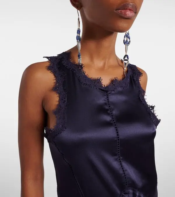 Isabel Marant Étoile Jadelia Silk-blend Satin Midi Dress