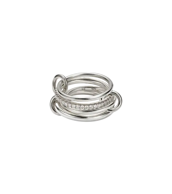 SPINELLI KILCOLLIN Nimbus Sterling Ring With Diamonds - Silver