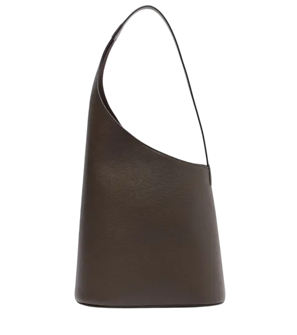 AESTHER EKME Demi Lune Leather Tote Bag - Brown
