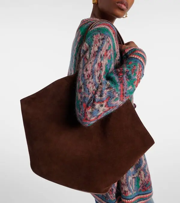AESTHER EKME Phantom Suede Tote Bag - Brown