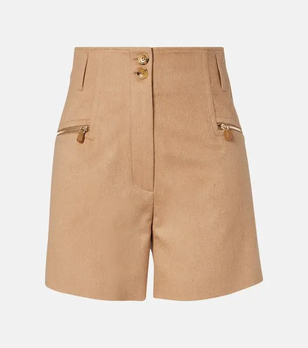 Max Mara Lola Camel Hair Shorts