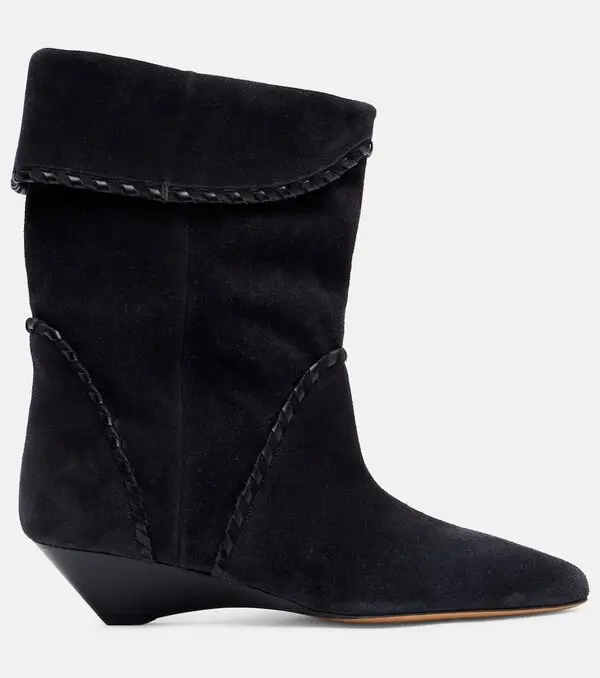 Isabel Marant Étoile Edoa 45 Suede Ankle Boots