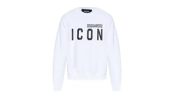 Dsquared2 Icon Logo Cool Fit Sweatshirt - White