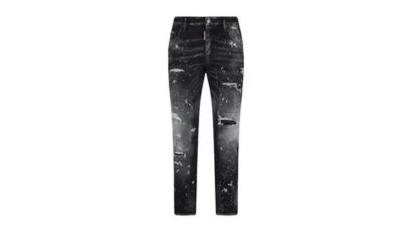 Dsquared2 Skater Jean Paint Splatter Wash