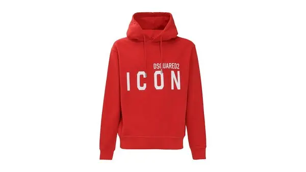 Dsquared2 Icon Logo Hoodie - Red