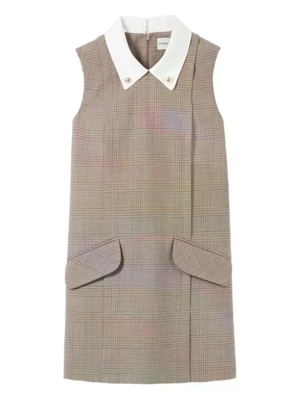 Claudie Pierlot Mini Checked Dress