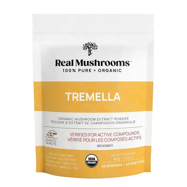 REAL MUSHROOMS Tremella Mushroom Extract Powder 60 Grams - One-color