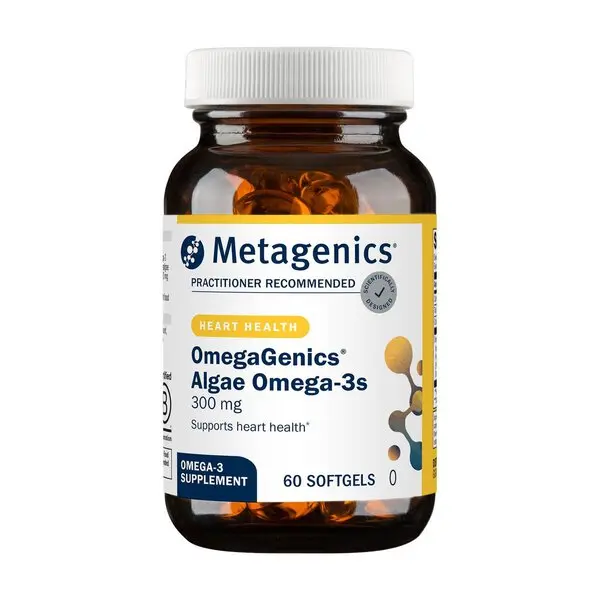 METAGENICS Omegagenics Algae Omega-3s 300 Mg 60 Softgels - One-color