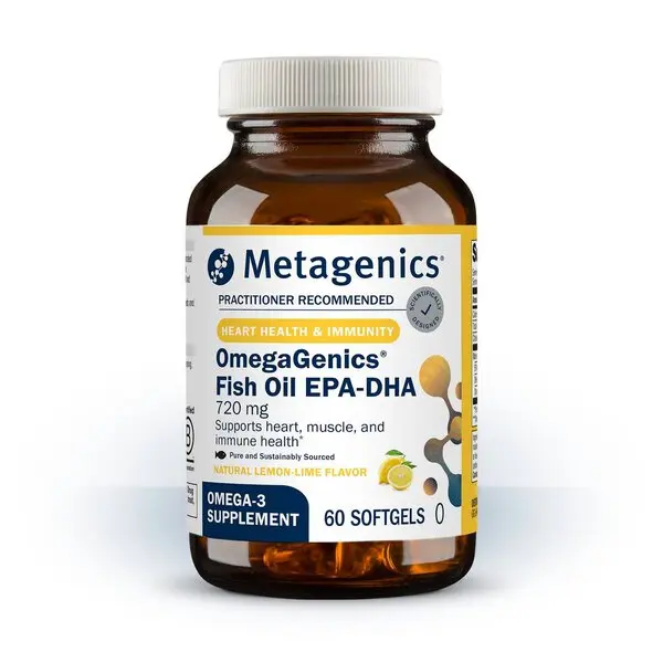 METAGENICS Omegagenics Fish Oil Epa-dha 720 Mg 60 Softgels - One-color