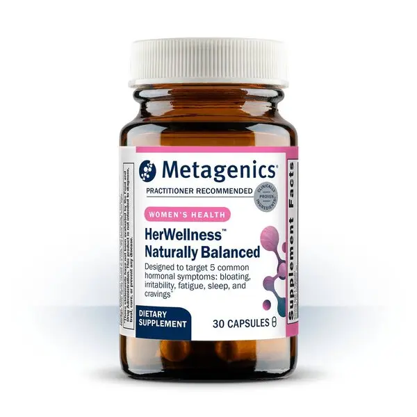 METAGENICS Herwellness Naturally Balanced 30 Capsules - One-color
