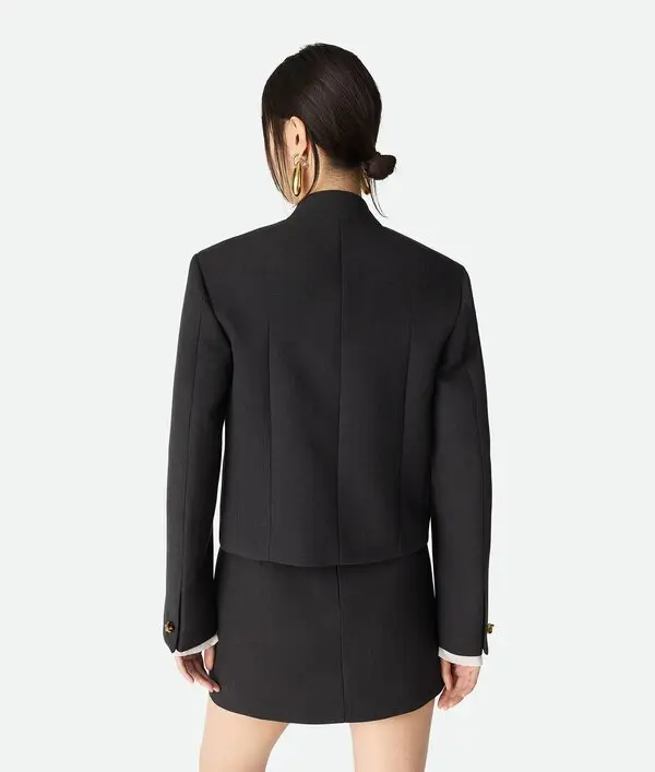 Bottega Veneta Light Cotton Jacket - Anthracite