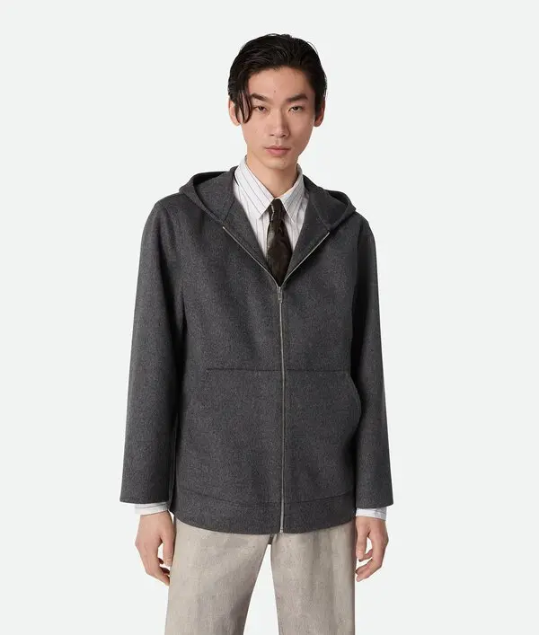 BOTTEGA  VENETA Double Face Wool Hoodie