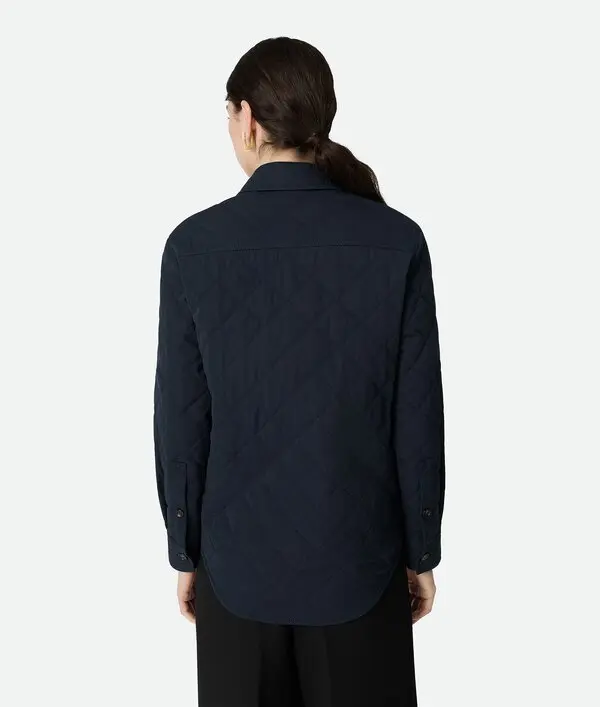 Bottega Veneta Quilted Cotton Overshirt