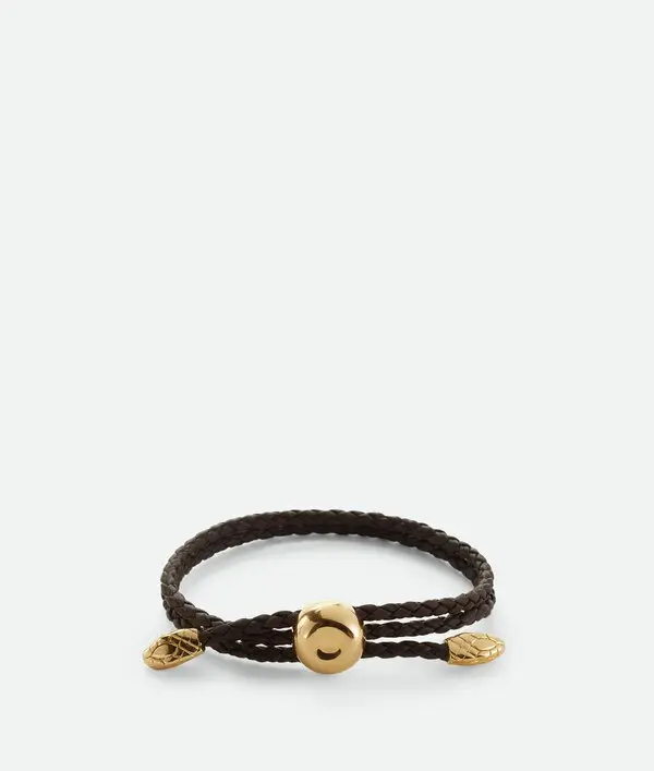 BOTTEGA  VENETA Adam Leather Bracelet - Fondant