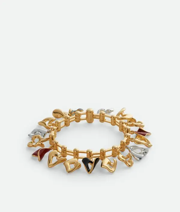 Bottega Veneta Cards Bracelet - Dark Green/syrup