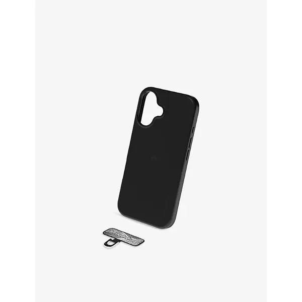 TOPOLOGIE Solid Iphone 16 Silicone Phone Case - Black