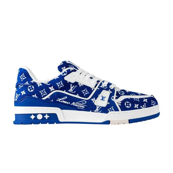 LOUIS VUITTON Trainer Sneaker Monogram Textile - Blue