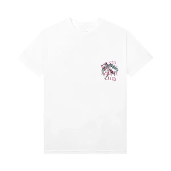 ANTI SOCIAL SOCIAL CLUB X Goodsmile Racing Virtual Echo Tee - White