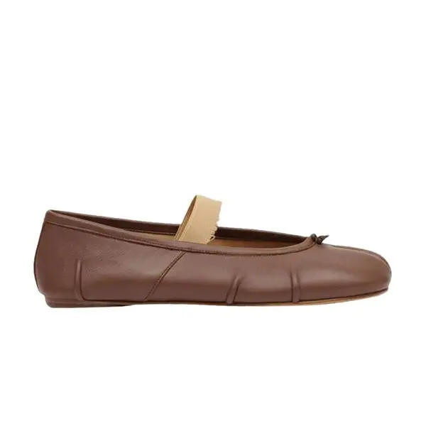 MAISON MARGIELA Tabi Ballerina Flat - Brown