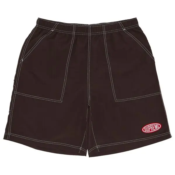 Supreme Nylon Painter Short - Brown