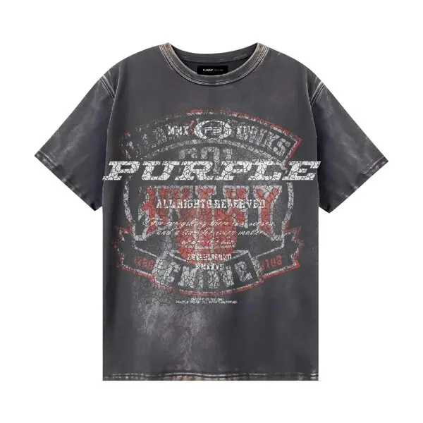 PURPLE BRAND Textured Inside Out T-shirt