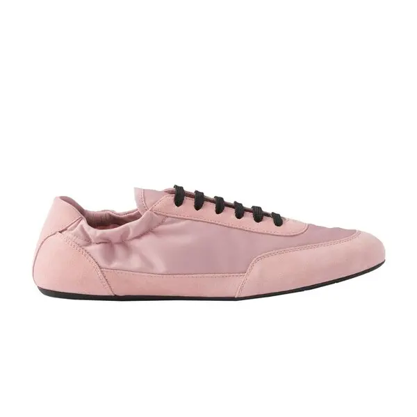 Prada Re-nylon And Suede Sneakers