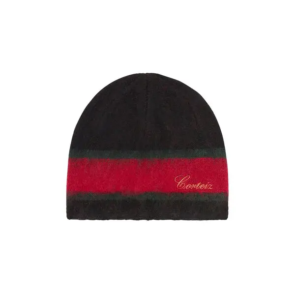 Corteiz LuX Knit Beanie ニット帽 CORTEIZ Lux Knit Beanie - Black | Editorialist