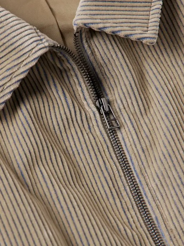 THE ELDER STATESMAN Cotton-corduroy Blouson Jacket