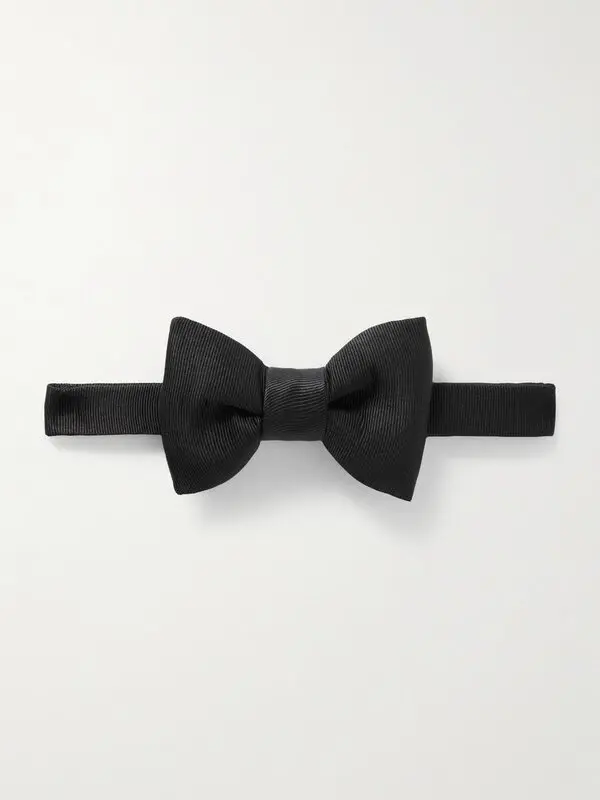 TOM FORD Silk-grosgrain Bow Tie - Black