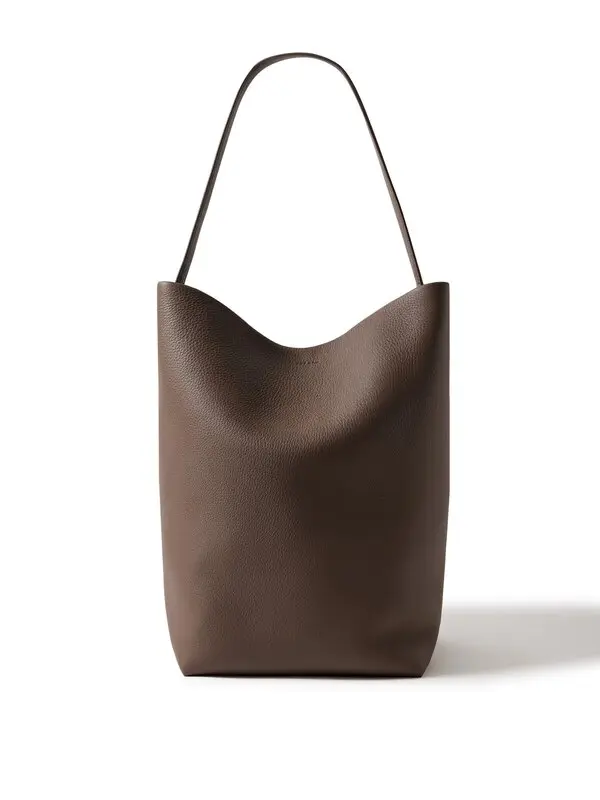 THE ROW Large Full-grain Leather Tote Bag - Brown