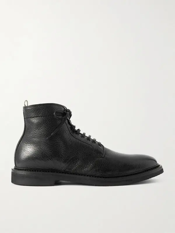 Officine Creative Hopkins 203 Flexi Full-grain Deerskin Boots - Black