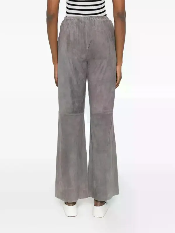 FORTE_FORTE Suede Trousers - Grey