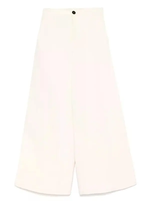 FORTE_FORTE Button-fastening Cropped Trousers