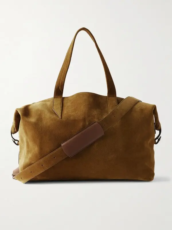 METIER Nomad Suede Duffle Bag - Brown