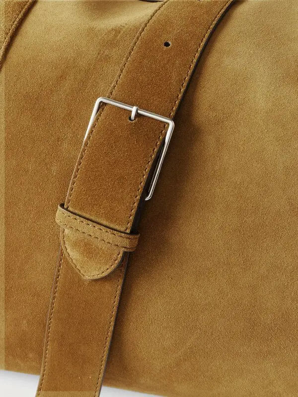 METIER Nomad Suede Duffle Bag - Brown