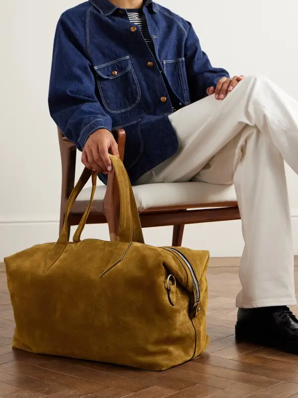 METIER Nomad Suede Duffle Bag - Brown