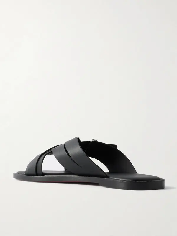 CHRISTIAN LOUBOUTIN Emircross Leather Sandals